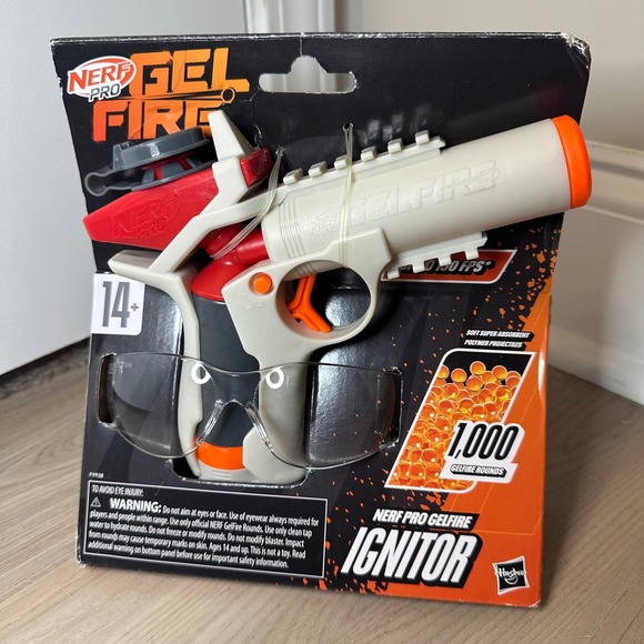 Nerf | Toys | Nerf Pro Gel Fire Ignitor Blaster Toy With Gel Rounds And ...